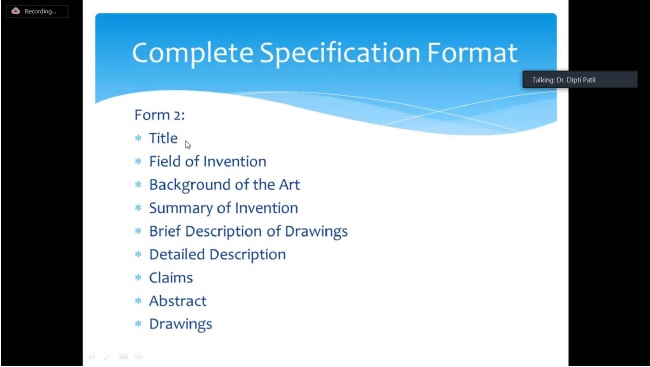 AN INSIGHT INTO PATENT DRAFTING AND FILING - Master of Computer Applications