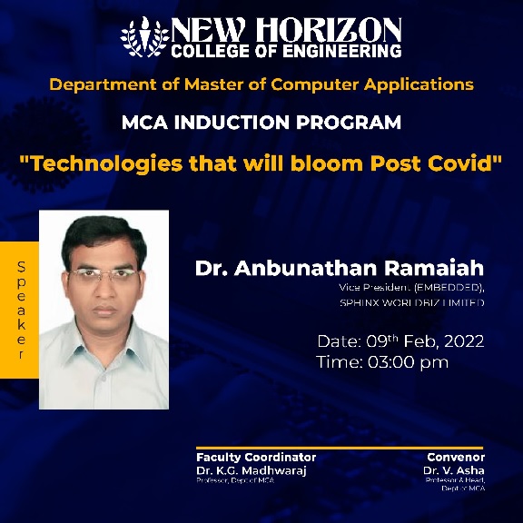 Report on MCA Induction Program - Master of Computer Applications