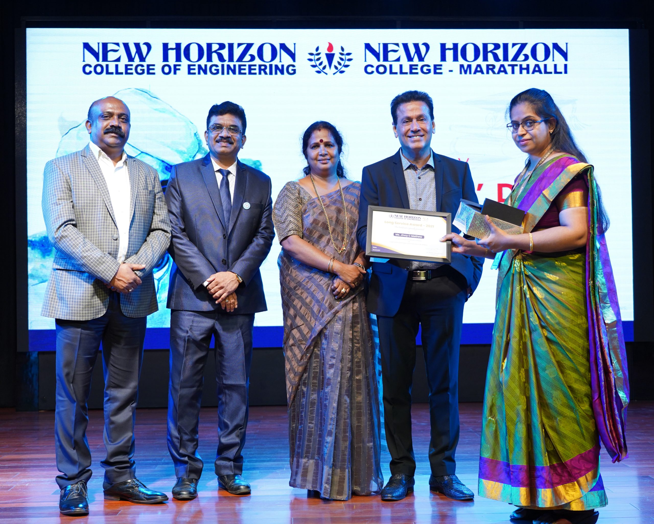 Long Service Award – New Horizon College of Engineering - Master of Computer Applications