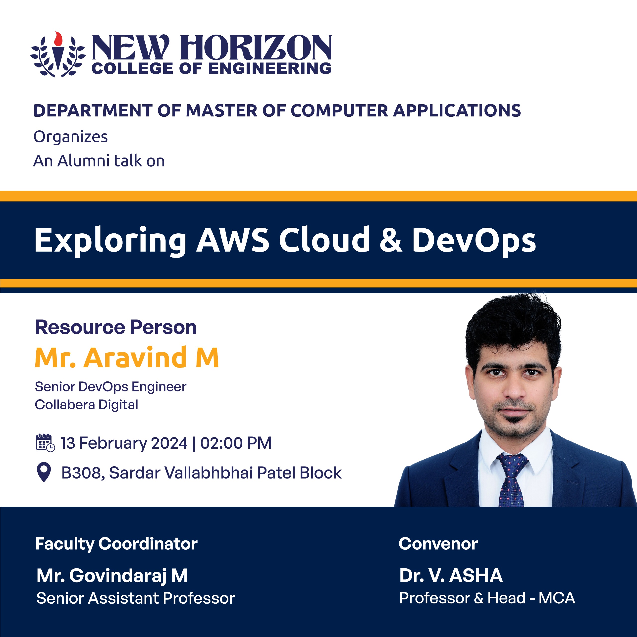 Alumni Talk on AWS Cloud & DevOps | NHCE